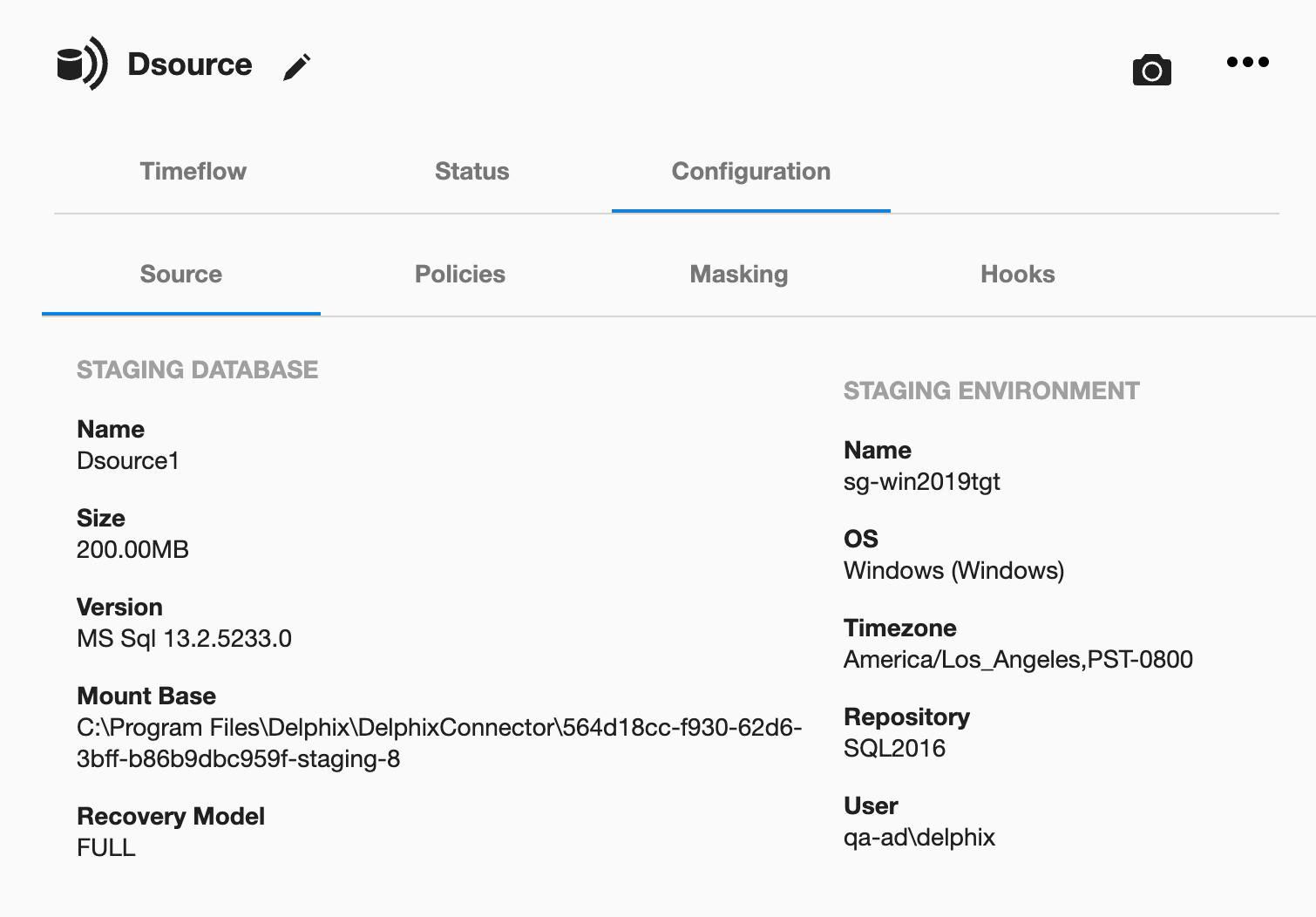 Staging push implementation for SQL server